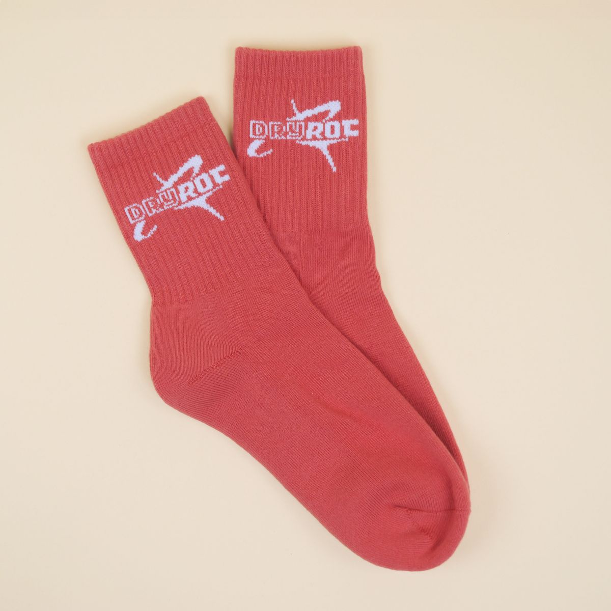 DRY ROT ORBIT CREW SOCKS RED – Token Miami