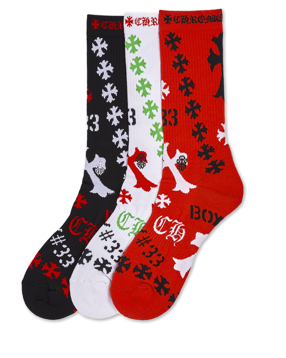 Chrome Hearts Stencil Socks (Each) – Token Miami