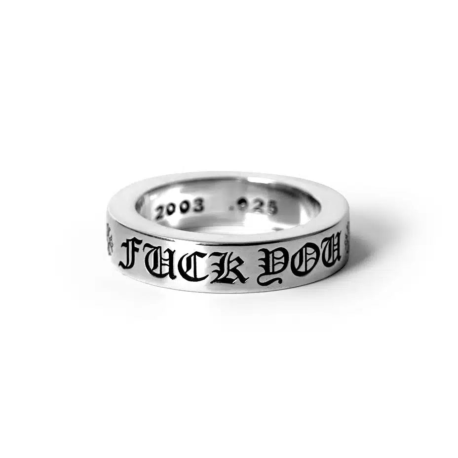 Chrome Hearts Fuck You Ring – Token Miami