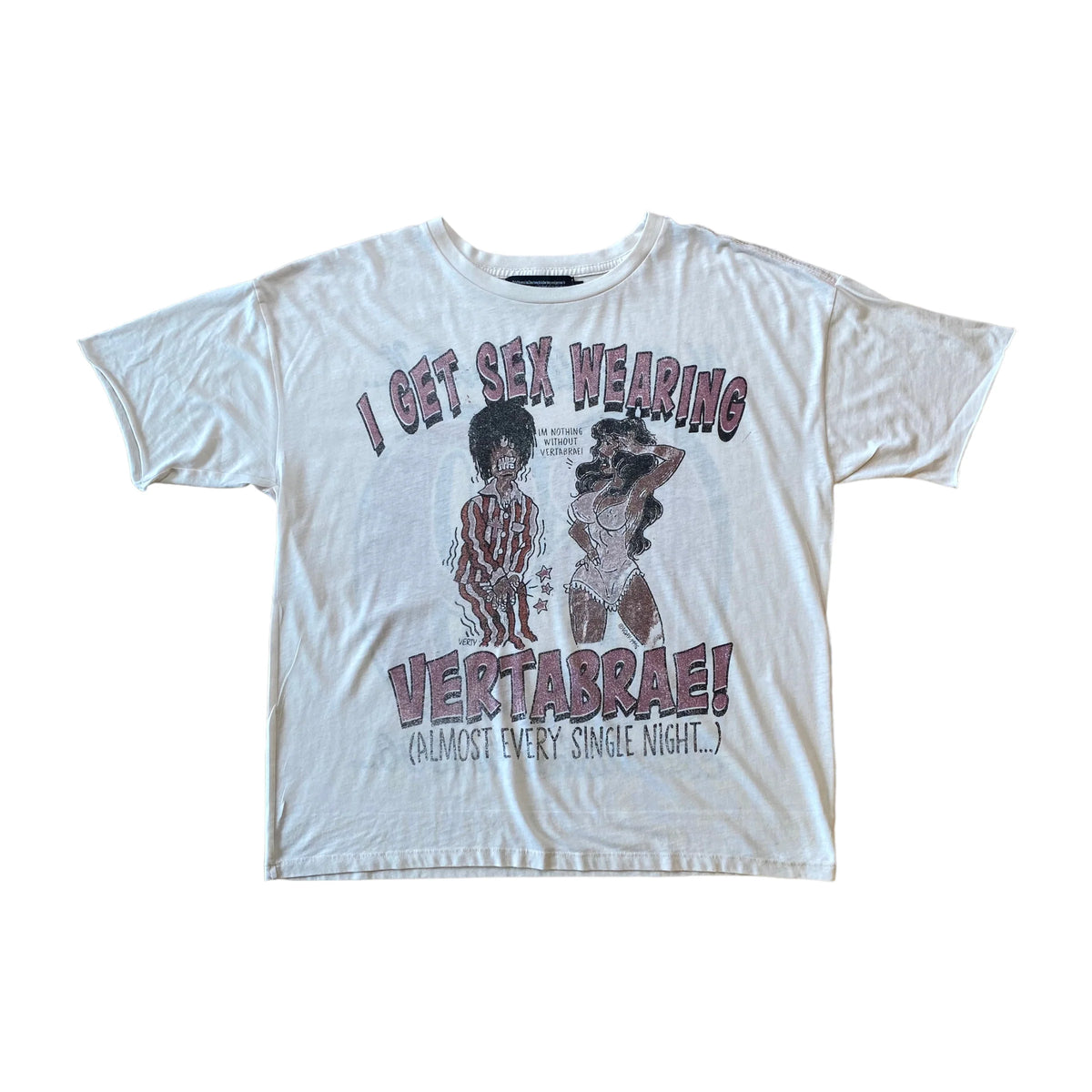 Vertabrae 69 Sex Tee White Token Miami