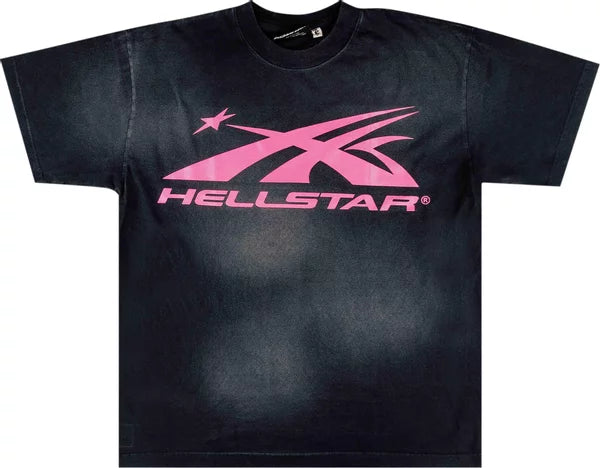 Hellstar Classic Tee 'Black/Pink' – Token Miami