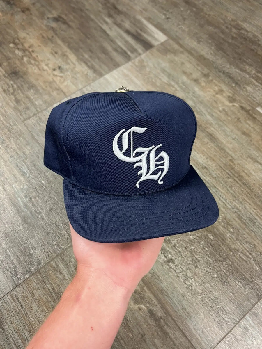 Chrome Hearts Navy Blue CH Hat – Token Miami