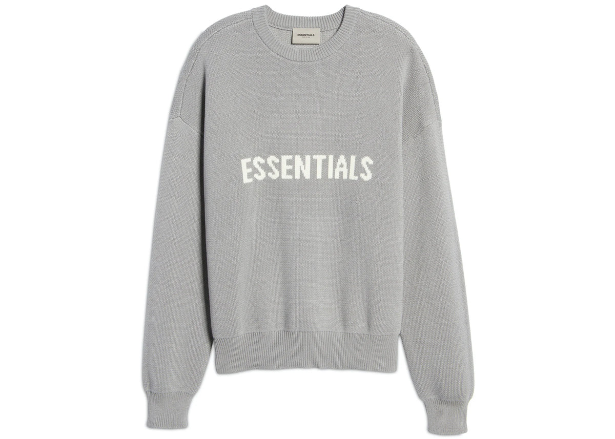 Fear of God Essentials Knit Sweater Cement – Token Miami