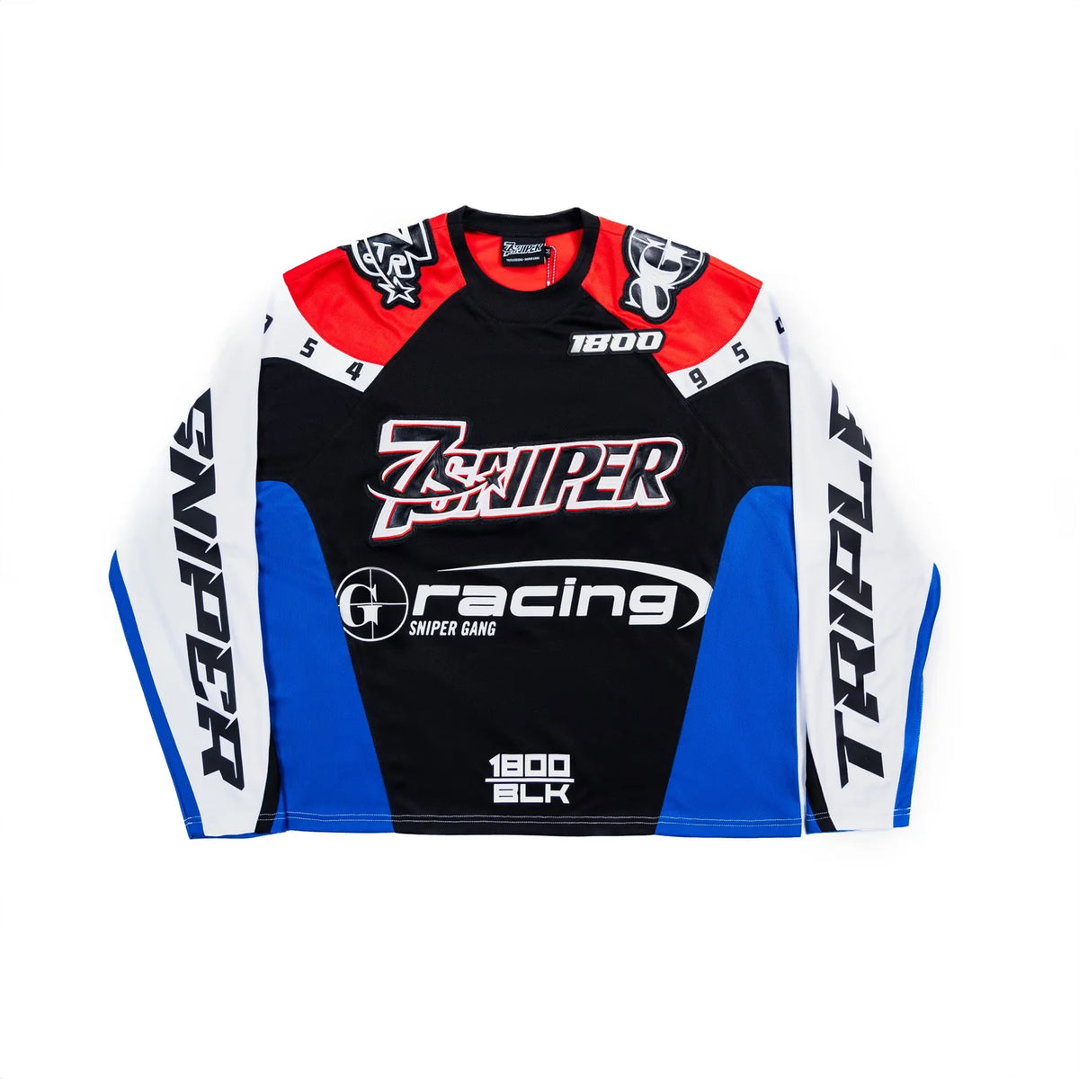 1800 RACING JERSEY (BLUE/RED) – Token Miami