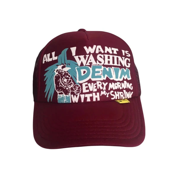 2021 KAPITAL “WASHING DENIM” TRUCKER HAT – Token Miami