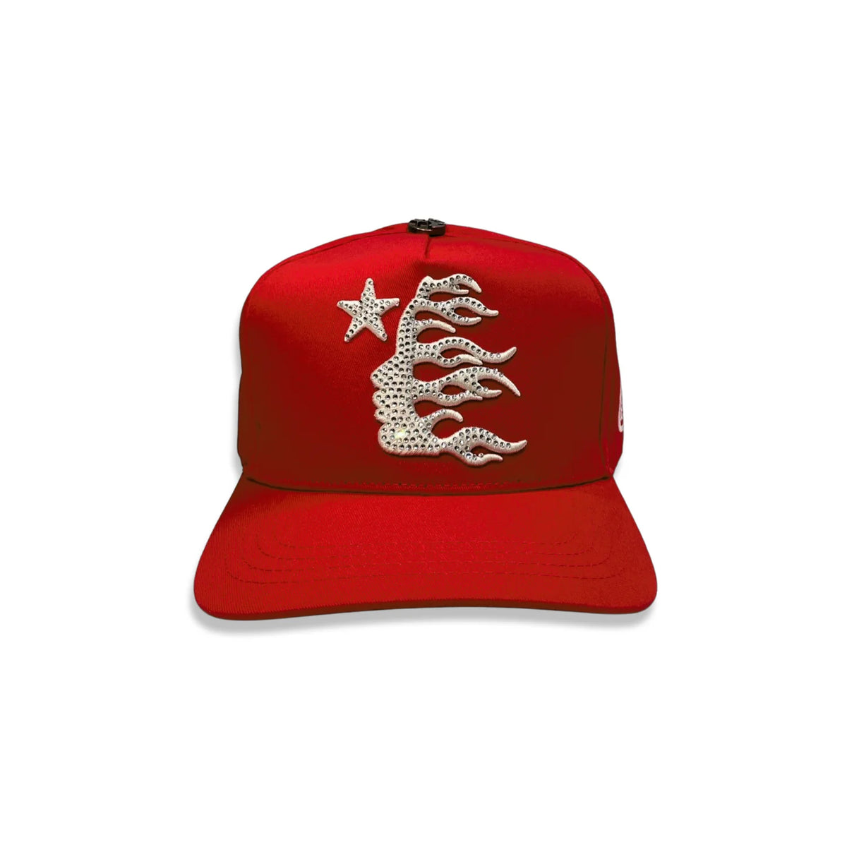 Hellstar Red Snapback (Rhinestones Logo) – Token Miami