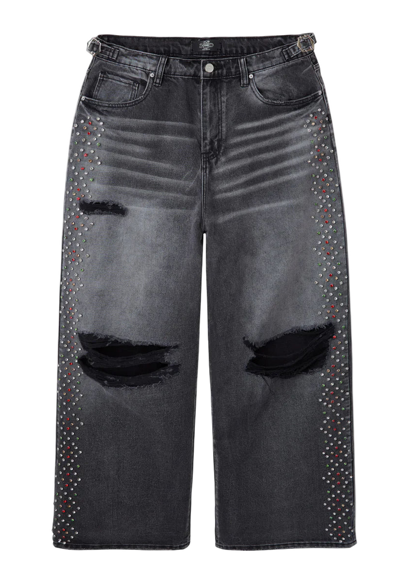 HMDD Crystal Jeans Black – Token Miami