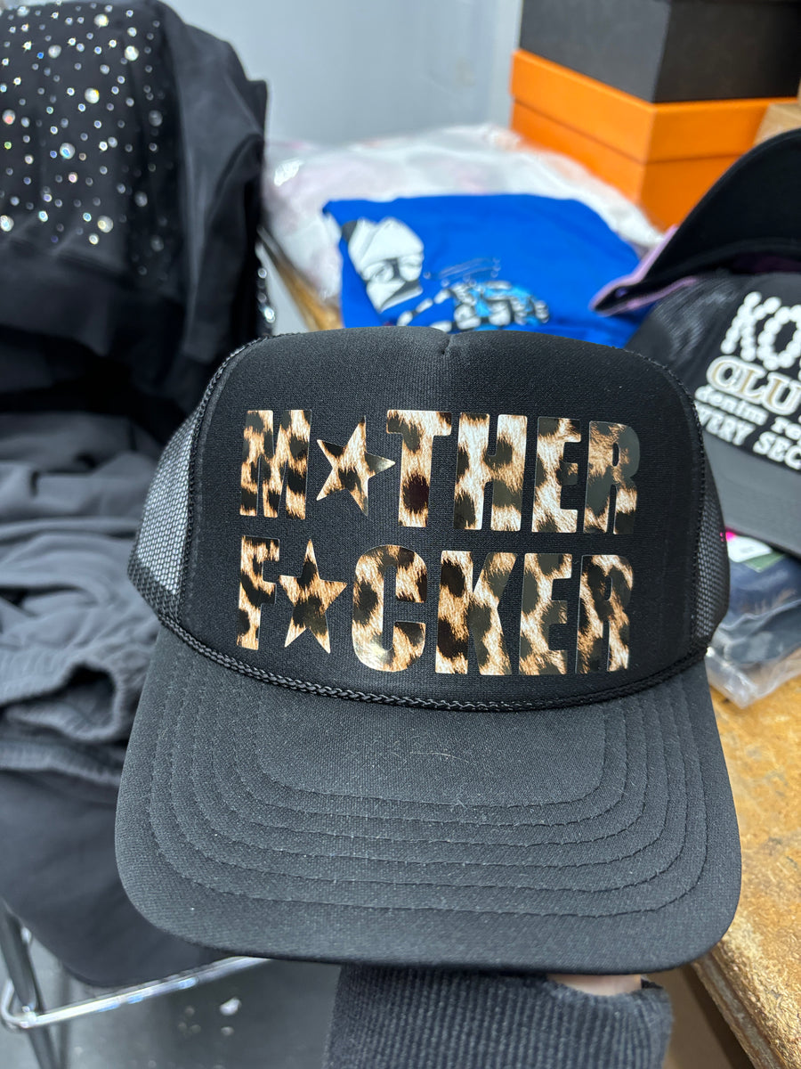 Black Leopard Logo Hat – Token Miami
