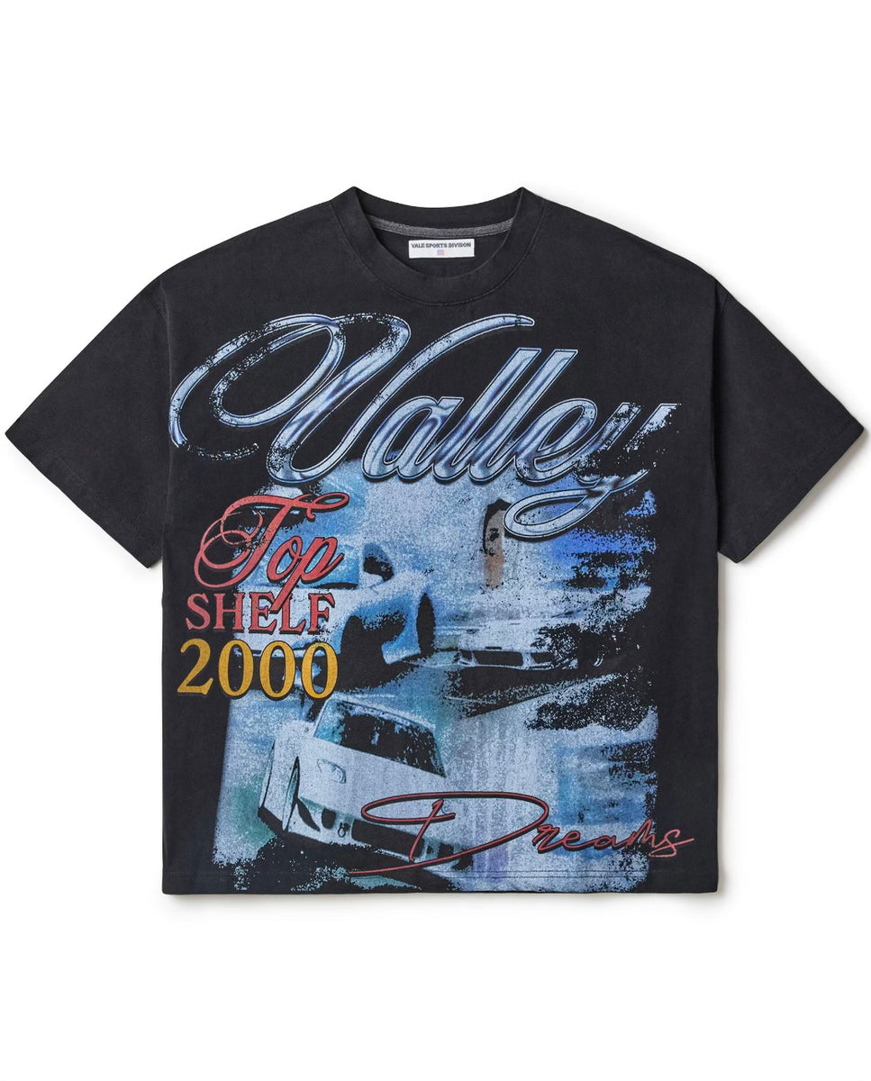 Initial V Black Tee – Token Miami