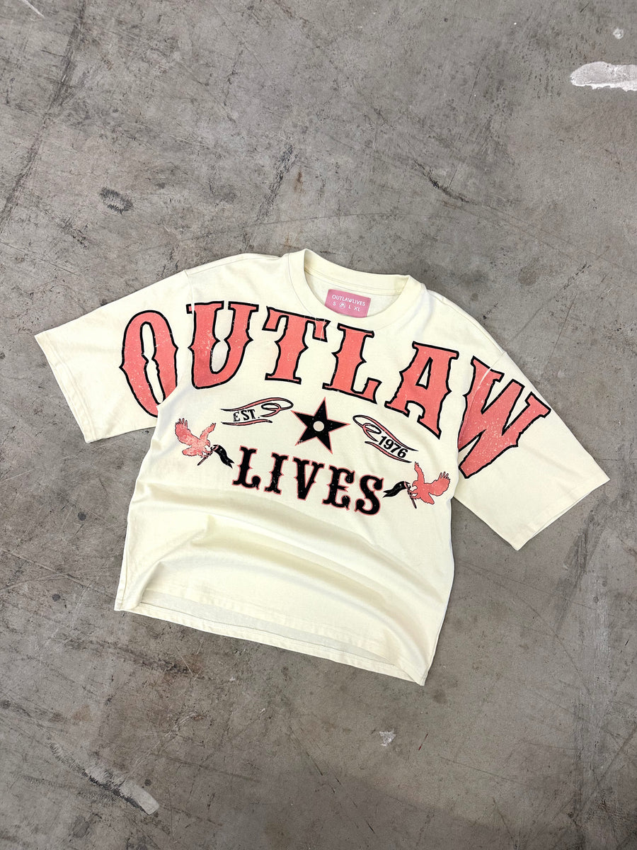 Awareness Outlaw Tee Cream – Token Miami