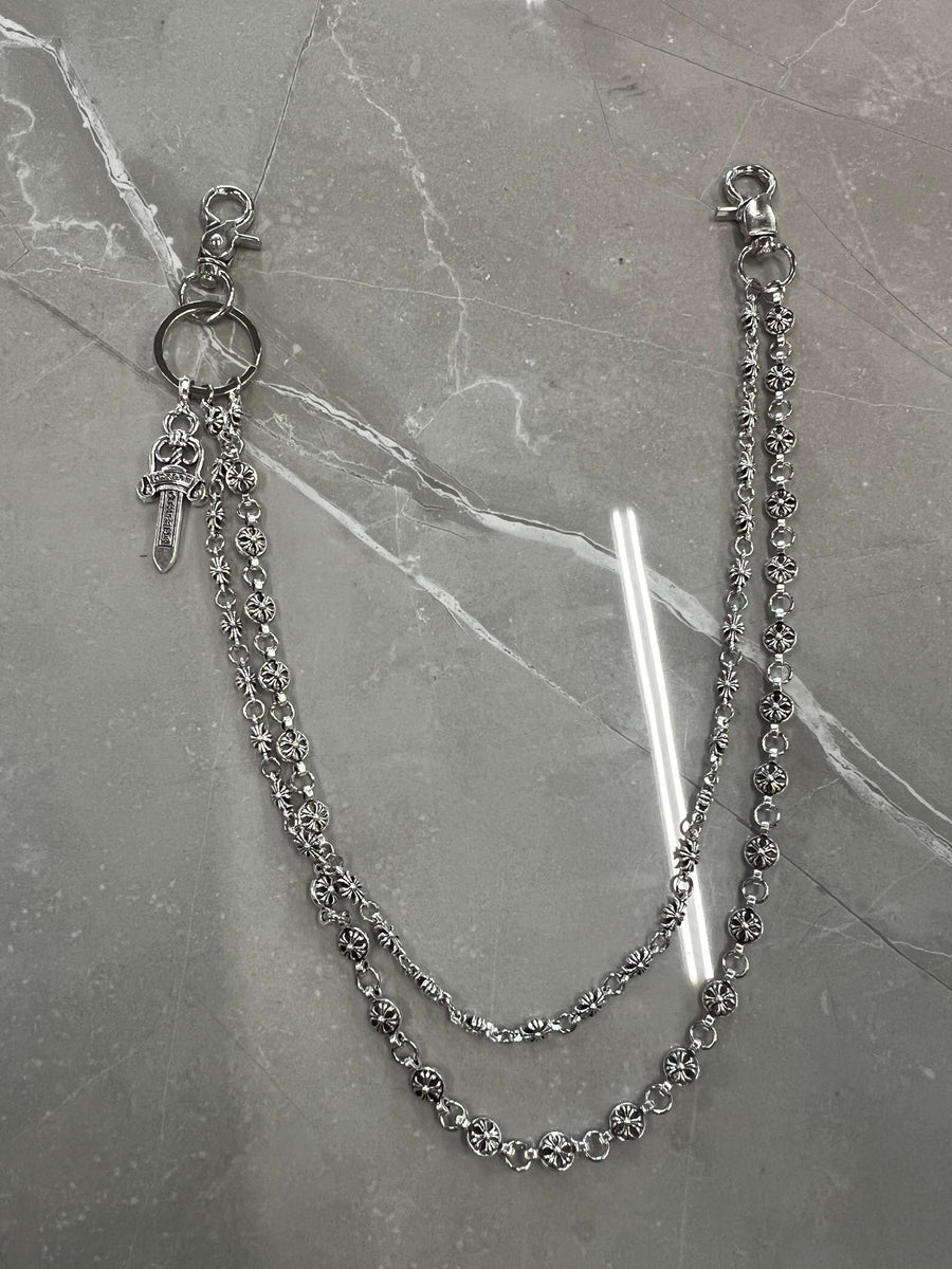 CH Inspired Double Link Wallet Chain – Token Miami