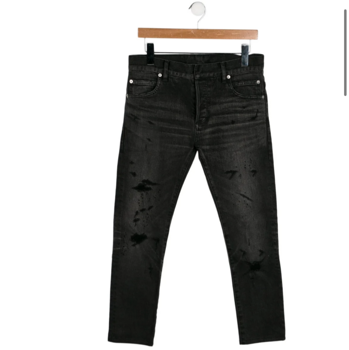 Balmain Skinny Jeans Black – Token Miami
