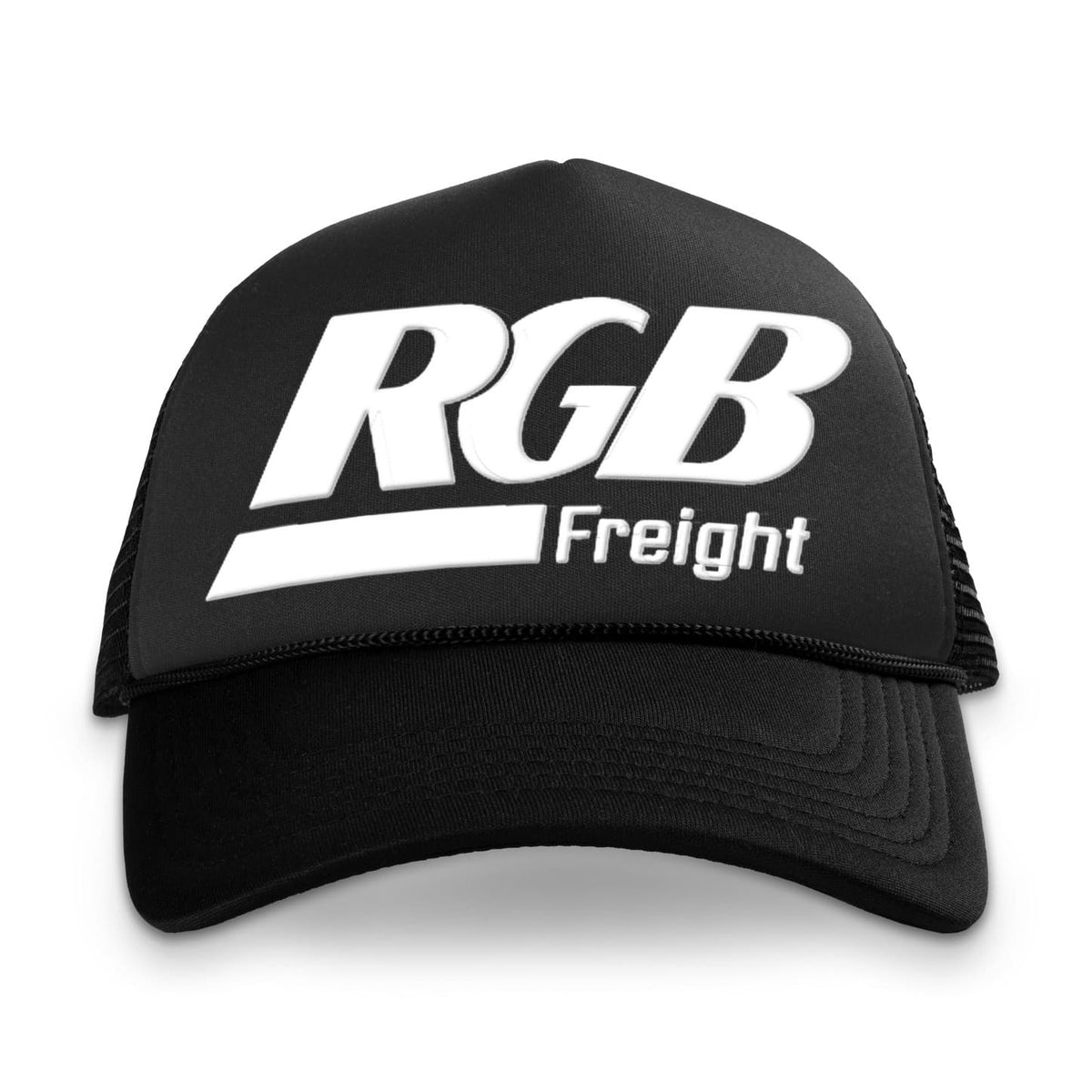 Freight Trucker Hat Black/White – Token Miami