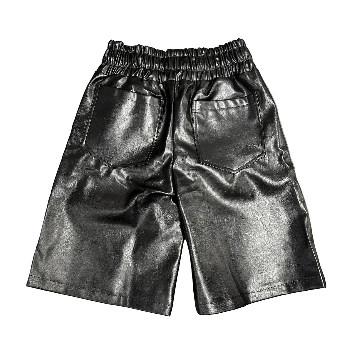 Merlin's Father Leather Studded Shorts – Token Miami