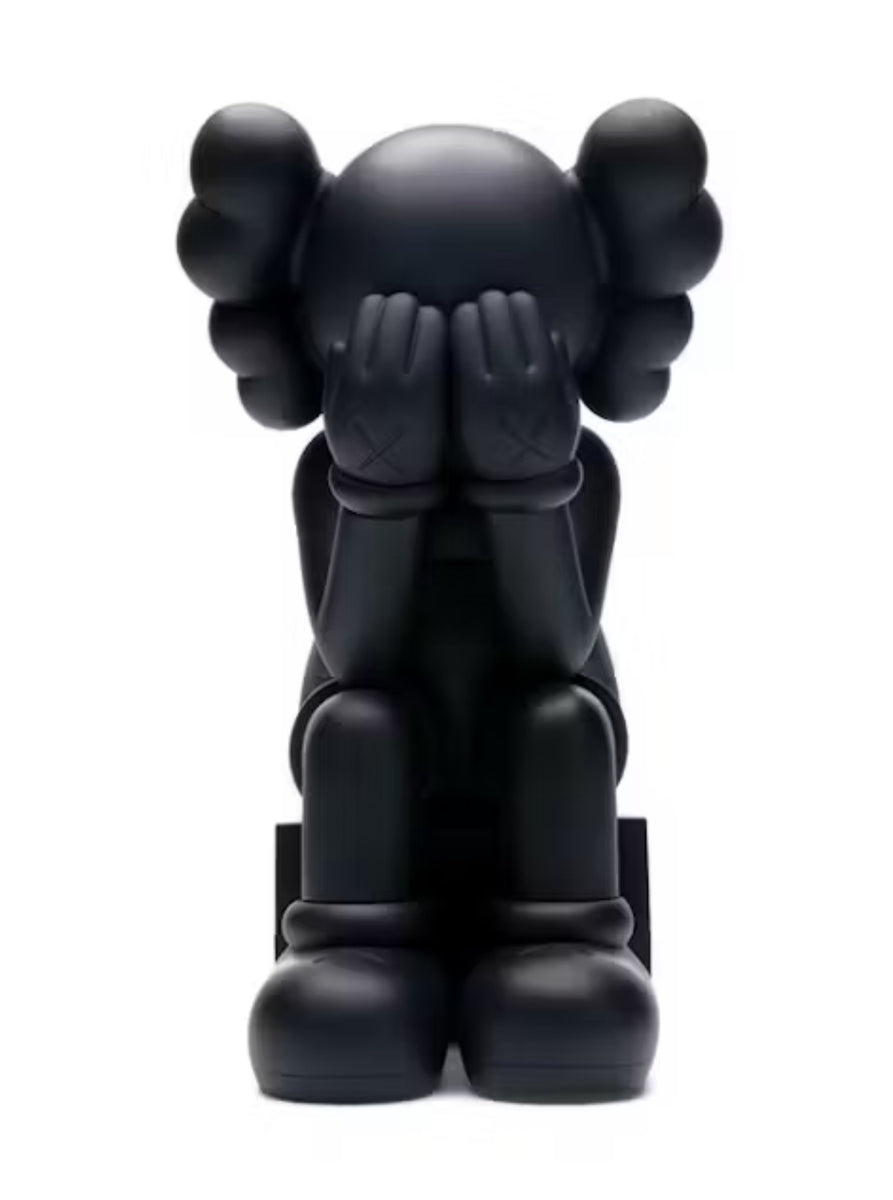 KAWS PASSING THROUGH COMPANION FIGURE "OPEN EDITION" (BLACK) – Token Miami