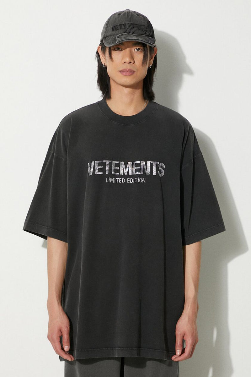 VETEMENTS Cotton Crystal Limited Edition T-Shirt – Token Miami