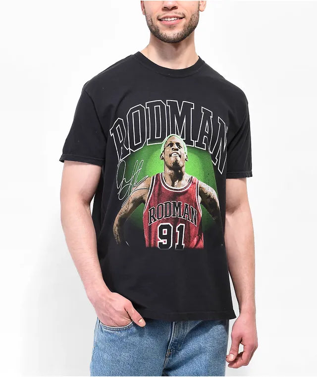 Rodman Brand Black Tee – Token Miami