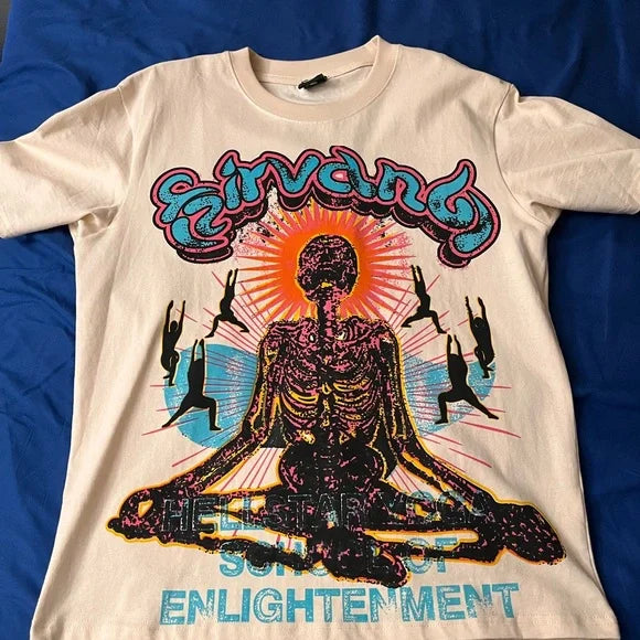 Hellstar “Inner Peace” T-Shirt Cream – Token Miami