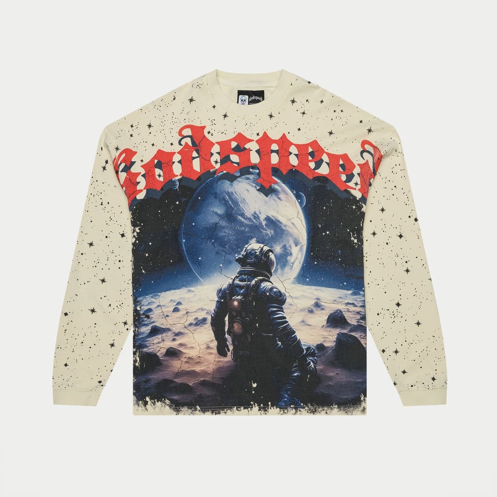 No looking Back LS T-shirt (Creme) – Token Miami