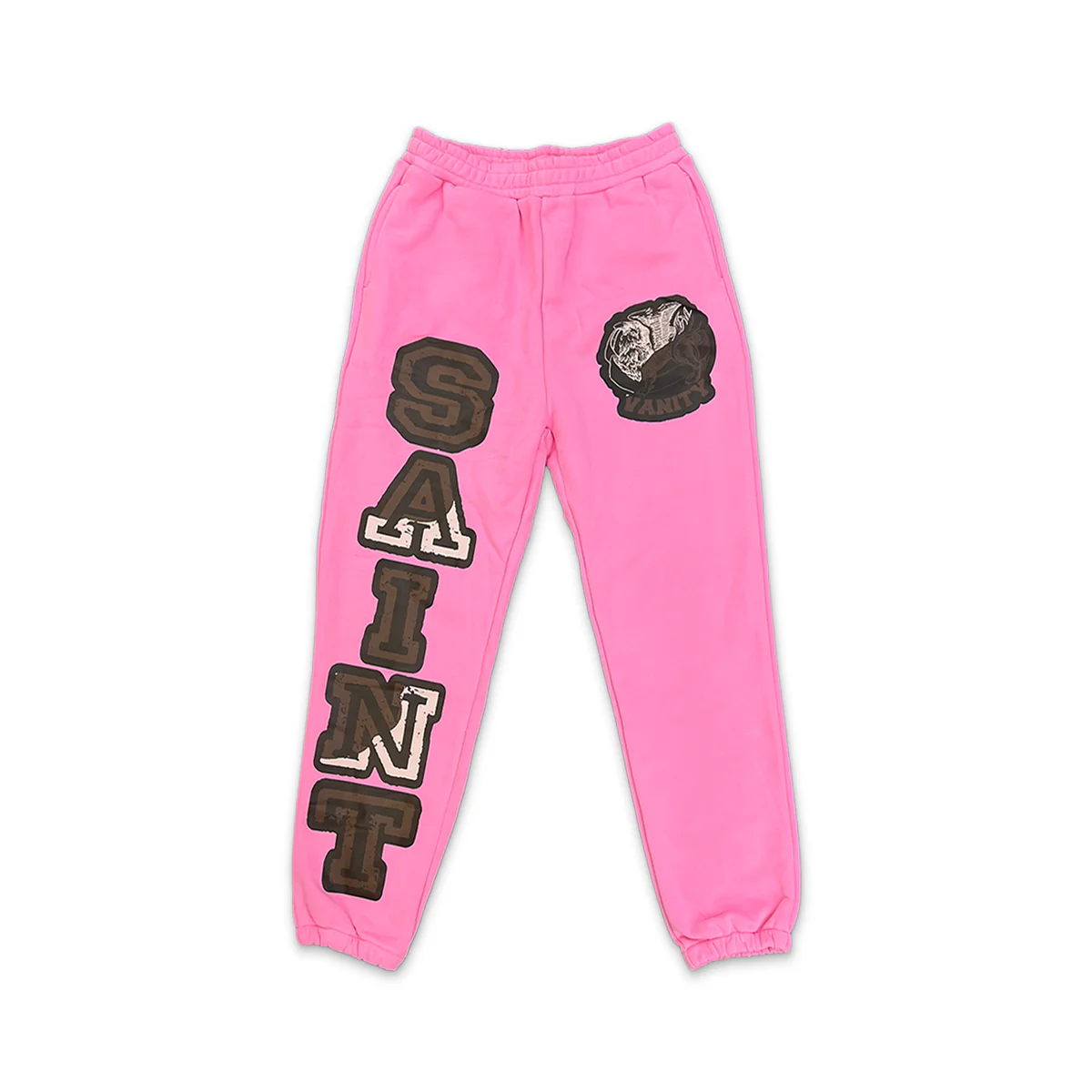 Saint Vanity Logo Sweatpants "Pink" – Token Miami