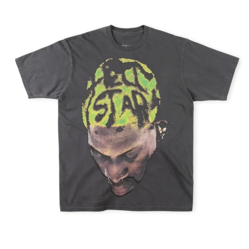 Hellstar Rodman Tee Black/Green – Token Miami